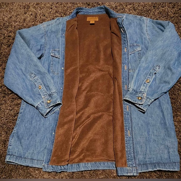 St. John's Bay | Jackets & Coats | St Johns Bay Mens Denim Jean Shacket ...